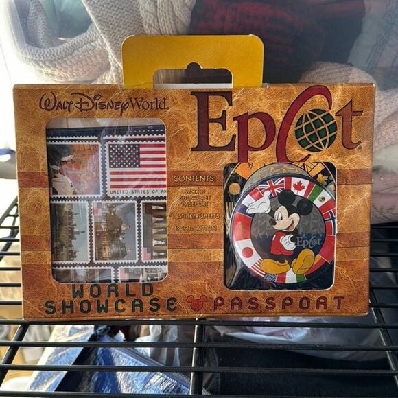 Disney | Other | Rare Disney Epcot Passport World Showcase Sticker And ...